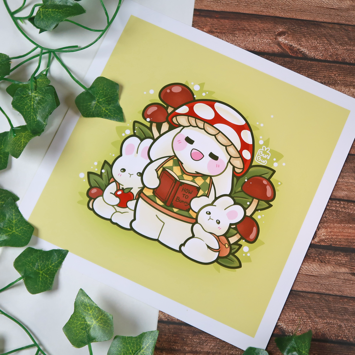 Teacher Bun - Buns with Jobs | Print – TheBunBunShop