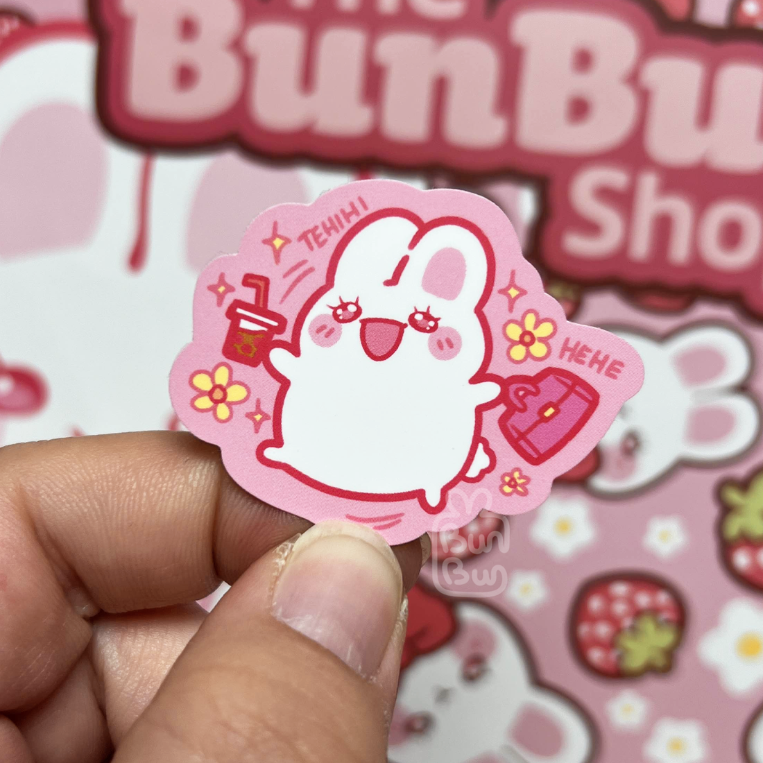 Tehihihi Bun - Meme Buns | Sticker – TheBunBunShop