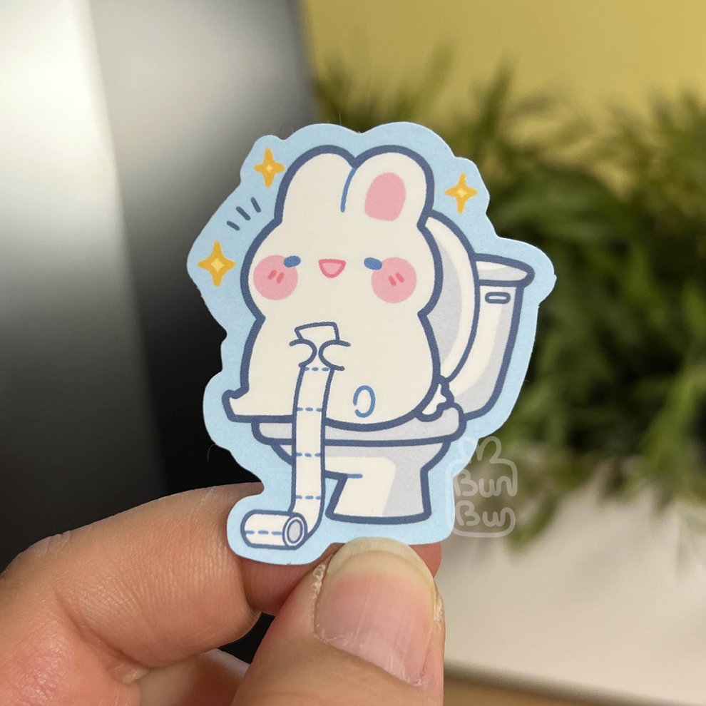 Toilet Bun - Meme Buns | Sticker – TheBunBunShop
