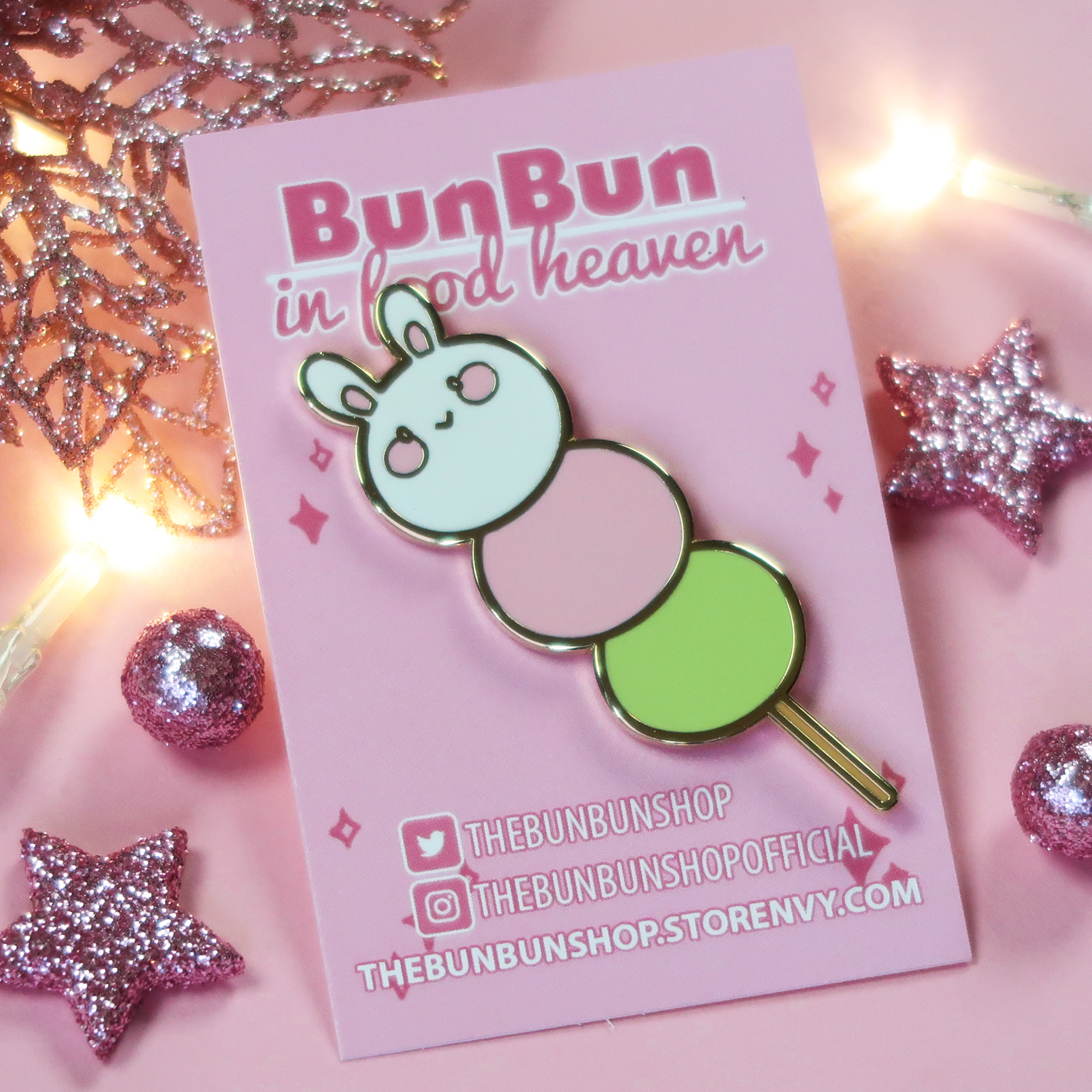 Dango Bun - BunBun in Food Heaven | Enamel Pin – TheBunBunShop