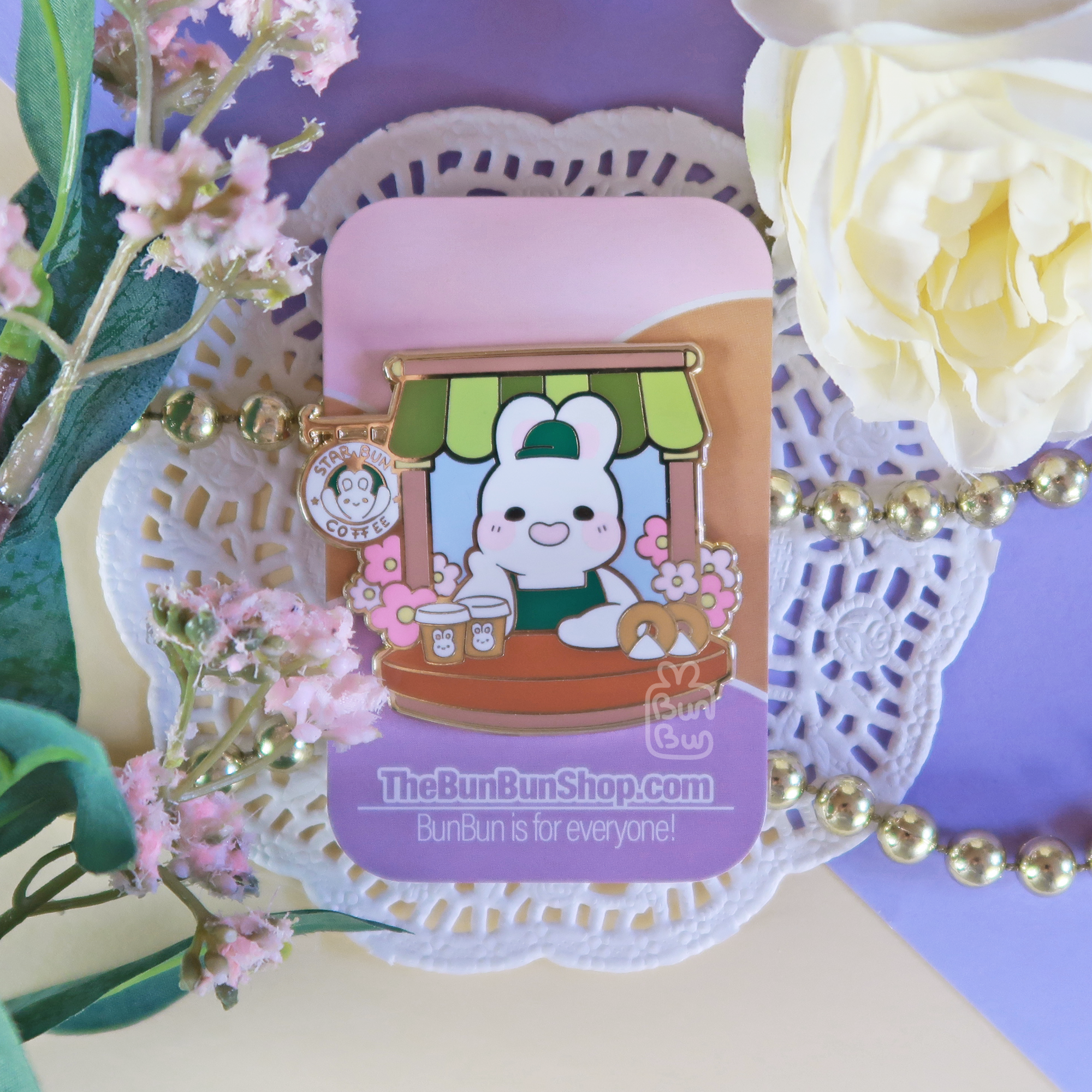 Barista Bun - Buns with Jobs | Enamel Pin – TheBunBunShop
