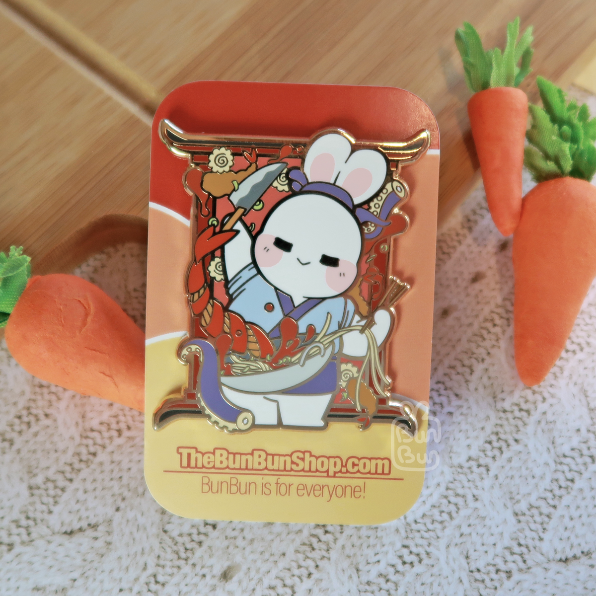 Chef Bun - Buns with Jobs | Enamel Pin – TheBunBunShop