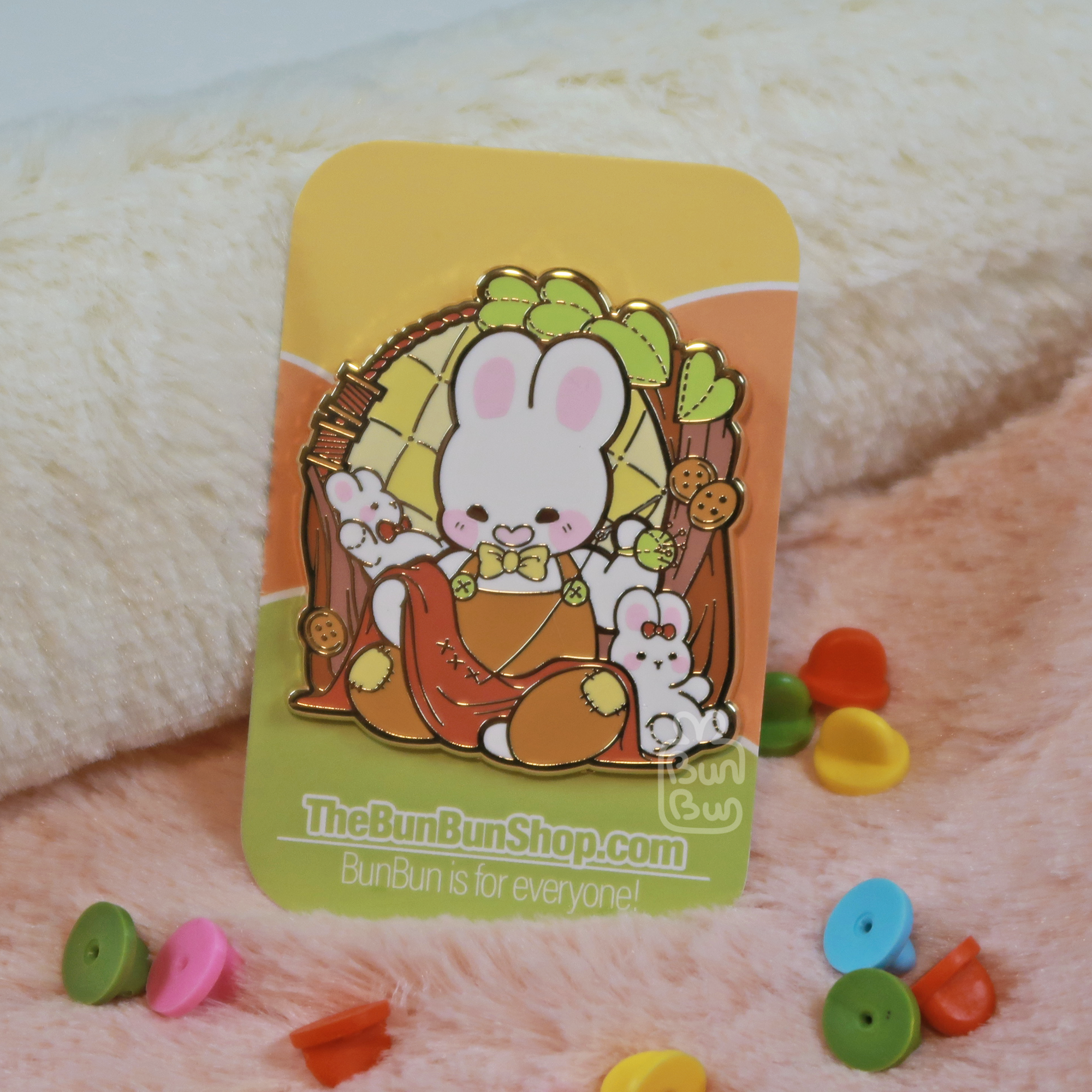 Seamster Bun - Buns with Jobs | Enamel Pin – TheBunBunShop