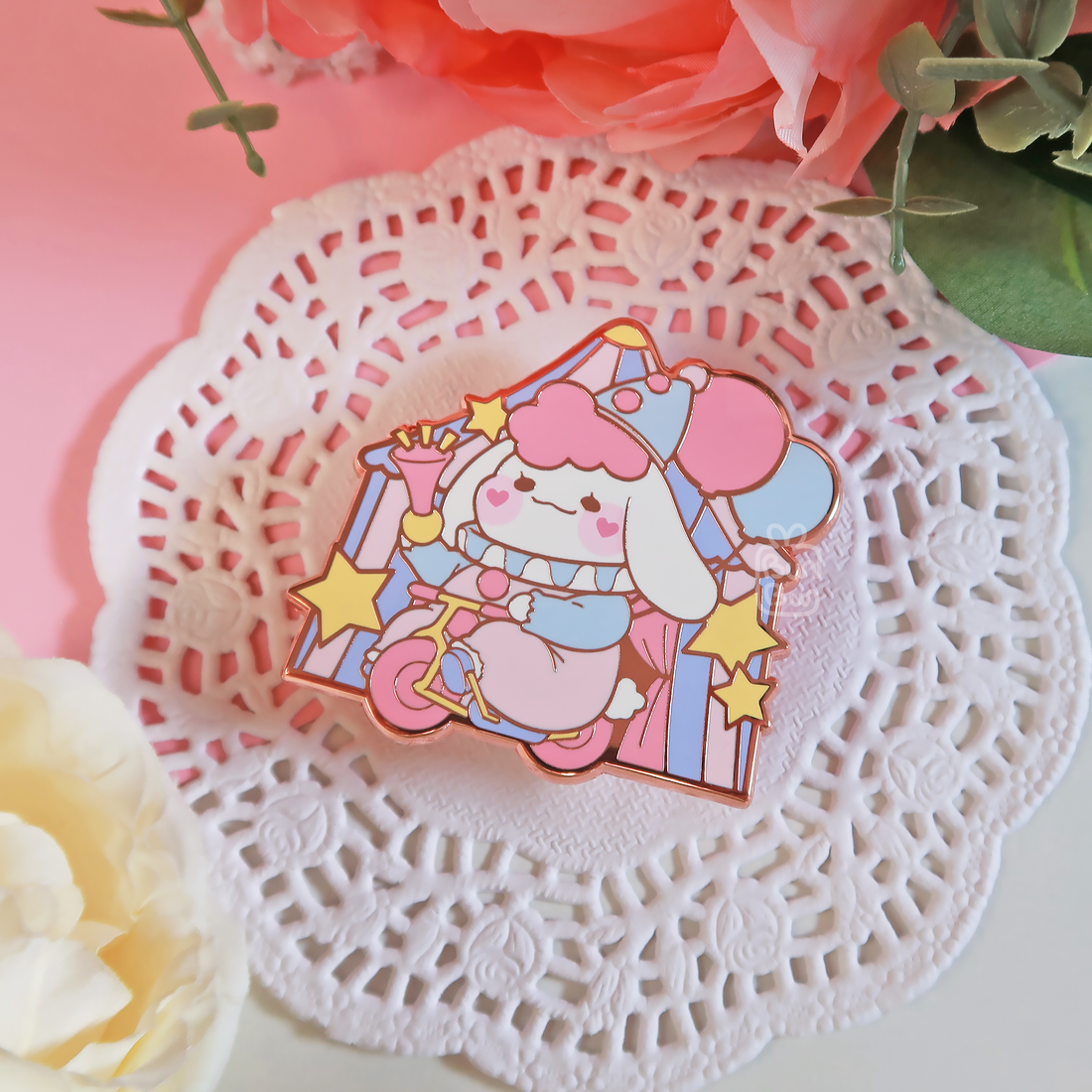 Clown Bun - Buns with Jobs | Enamel Pin – TheBunBunShop