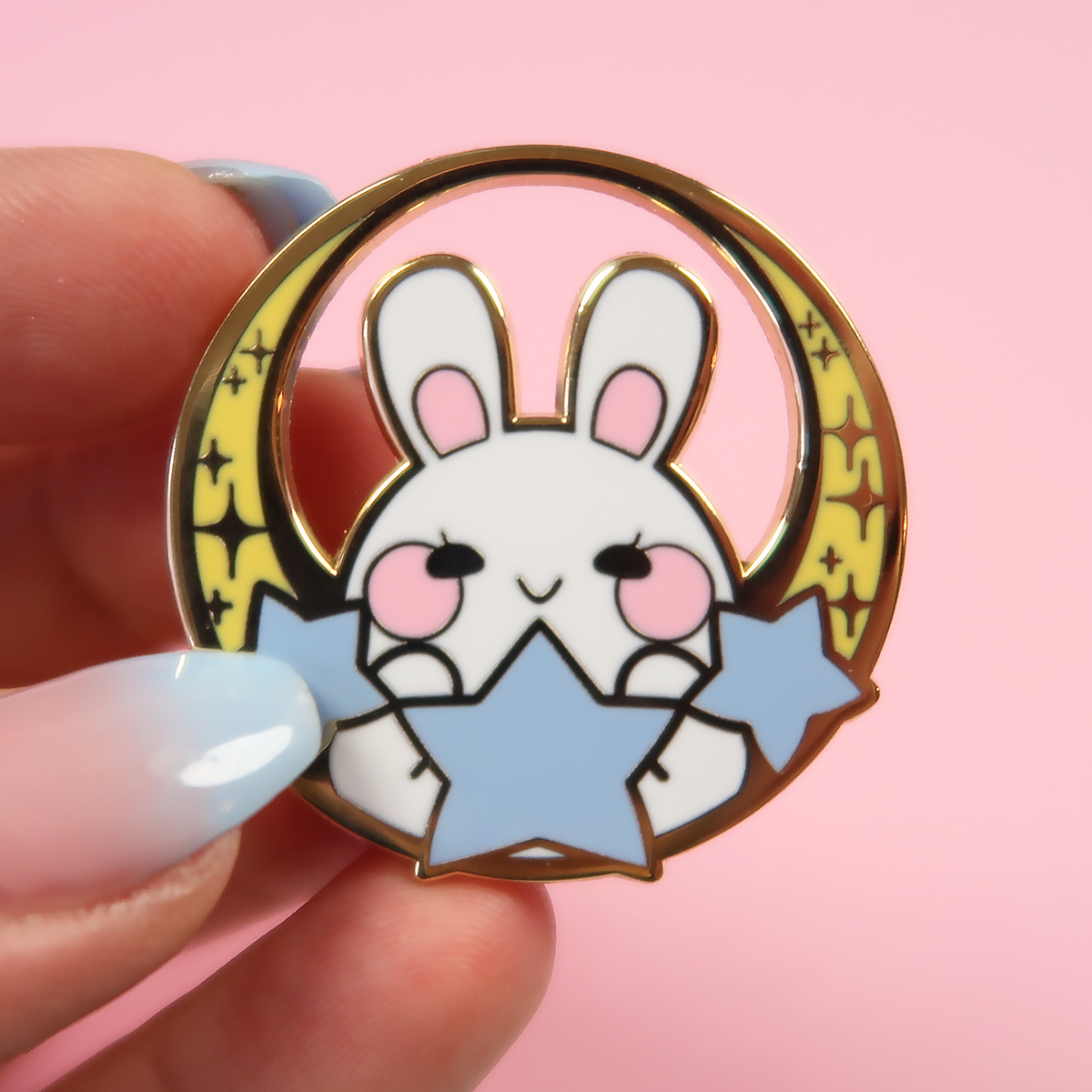 Moon Bun - Celestial Buns | Enamel Pin – TheBunBunShop