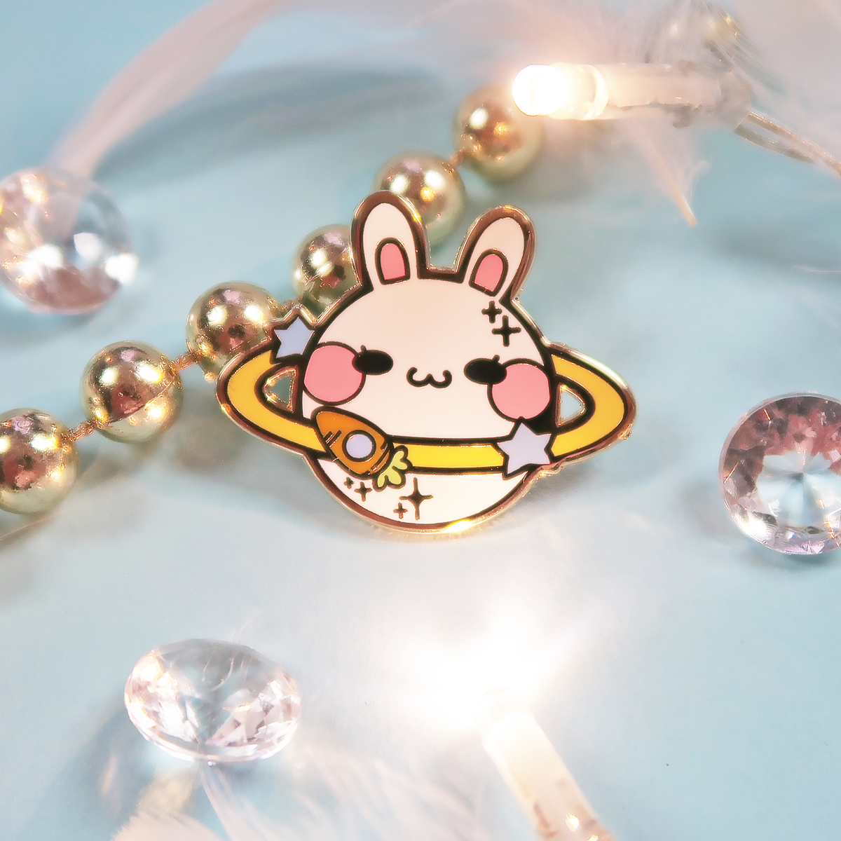 Planet Bun - Celestial Buns | Enamel Pin – TheBunBunShop