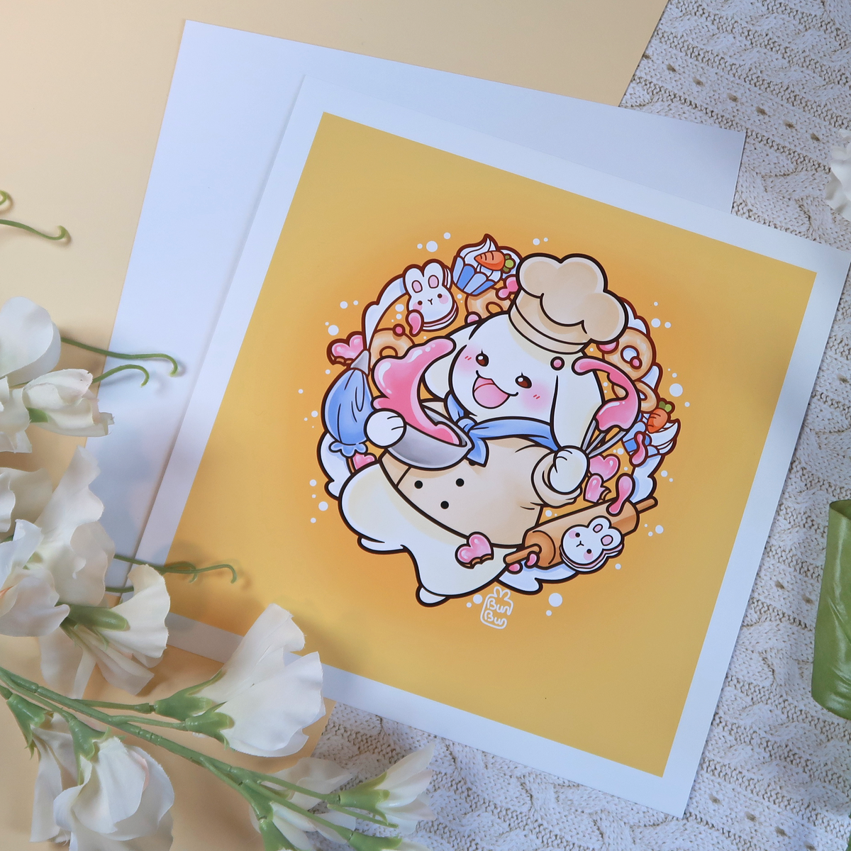 Baker Bun - Buns with Jobs | Print – TheBunBunShop