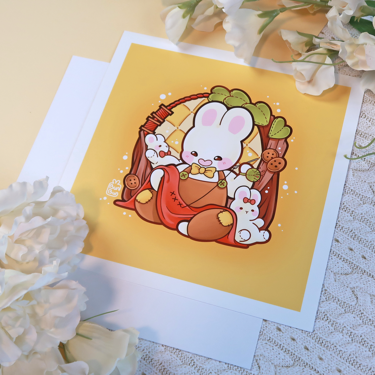 Seamster Bun - Buns with Jobs | Print – TheBunBunShop