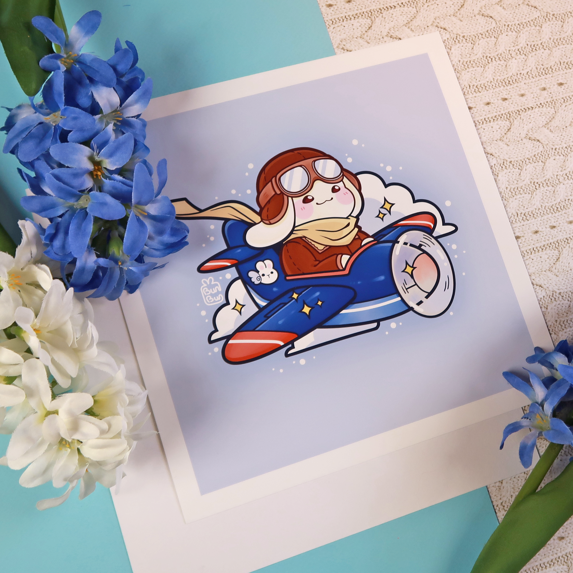 Pilot Bun - Buns with Jobs | Print – TheBunBunShop
