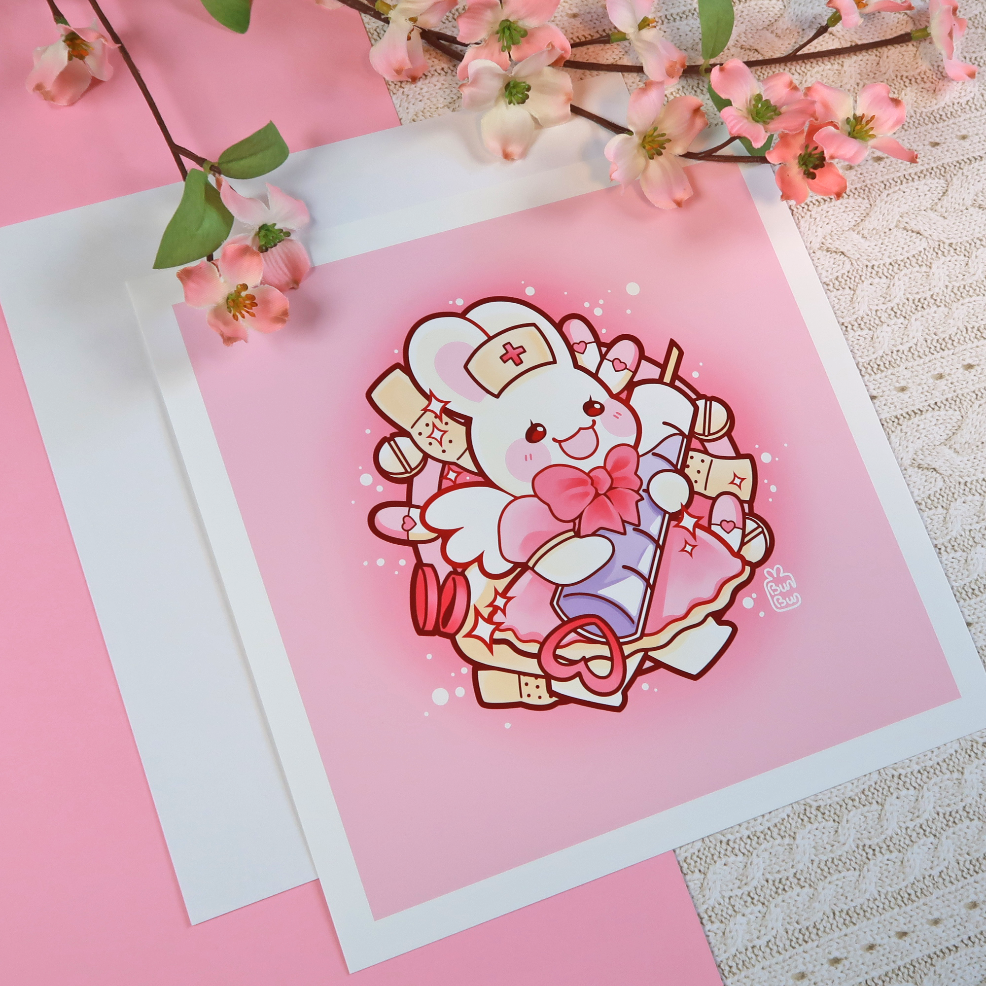 Nurse Bun - Buns with Jobs | Print – TheBunBunShop