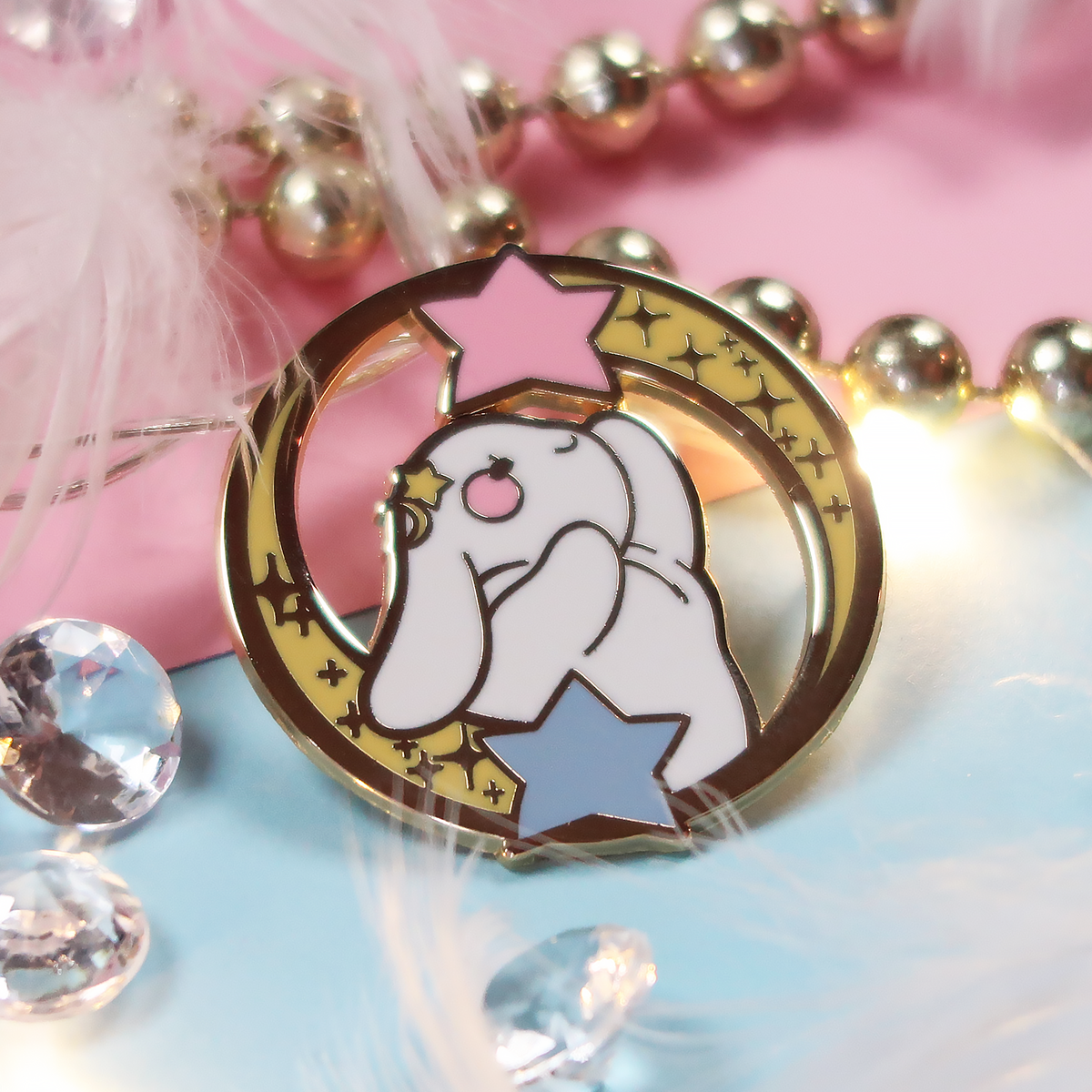 Shooting Star Bun - Celestial Buns | Enamel Pin – TheBunBunShop